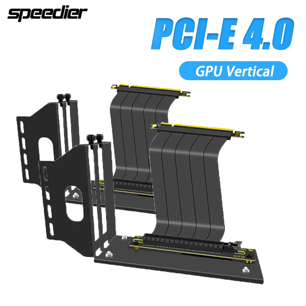 Universal Vertical GPU Bracket Holder with Ultra PCIe 4.0 X16 Gen4 ...