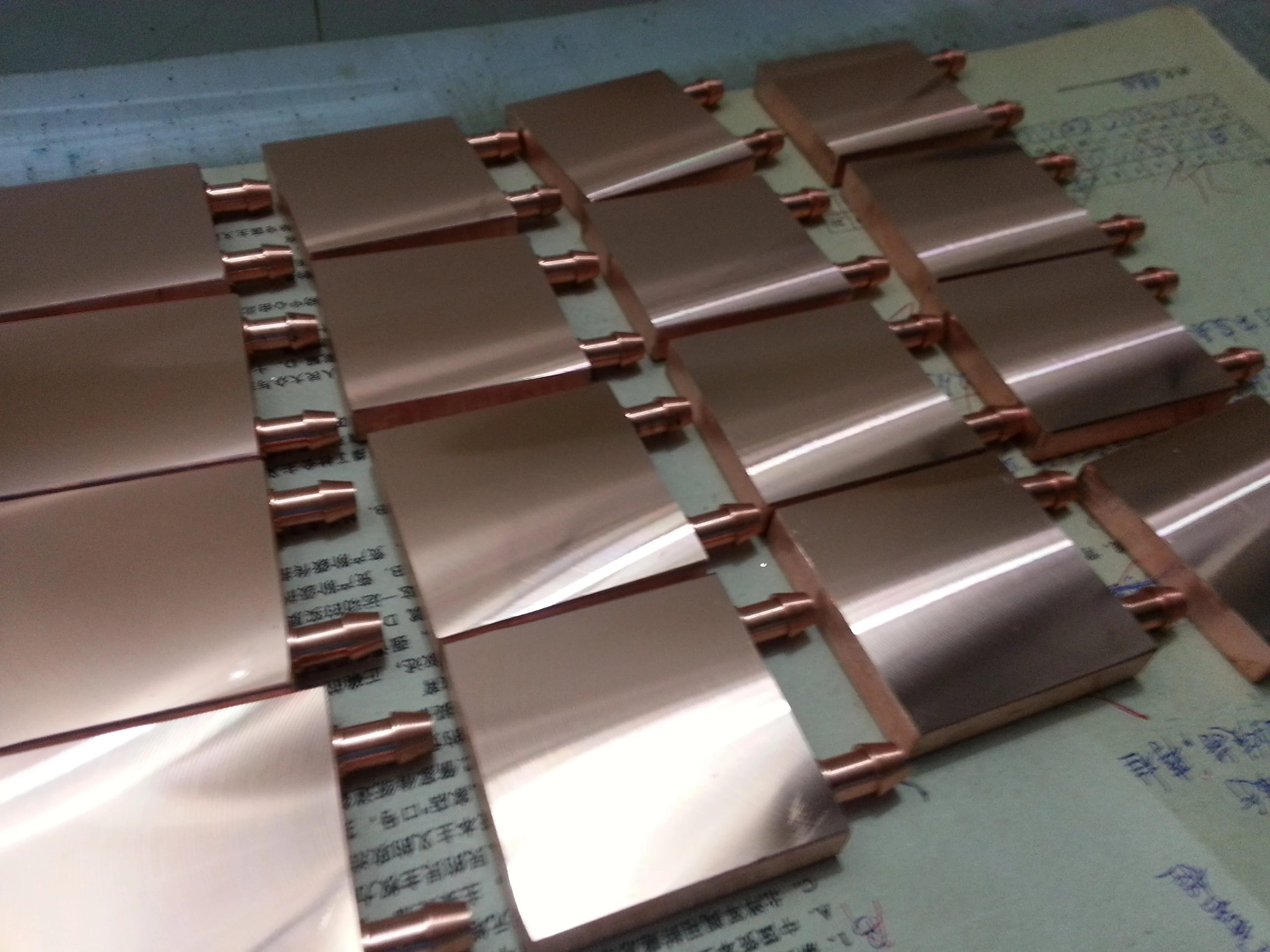 red-Copper-water-cooling-head-50X50mm-pure-flat-Water-Block-for-DIY ...