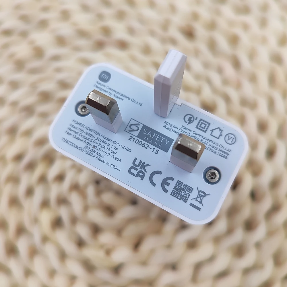 Xiaomi Redmi Note 14 Pro Charger 67W Turbo Charge Cargador Adapter UK ...