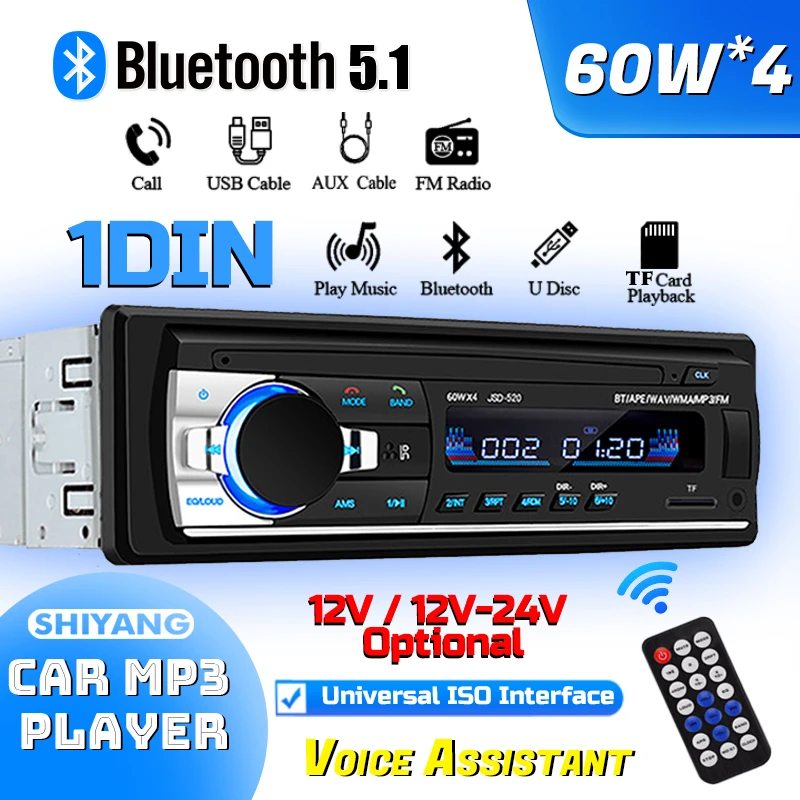 Factory-Direct-Sales-Car-Mp3-Player-Stereo-60W-4-12v-24v-Car-Truck-Usb ...