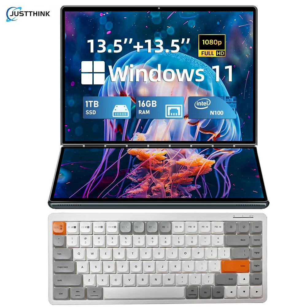 Justthink-ordenador-port-til-lPS-LCD-de-13-5-pulgadas-Notebook-de-doble ...