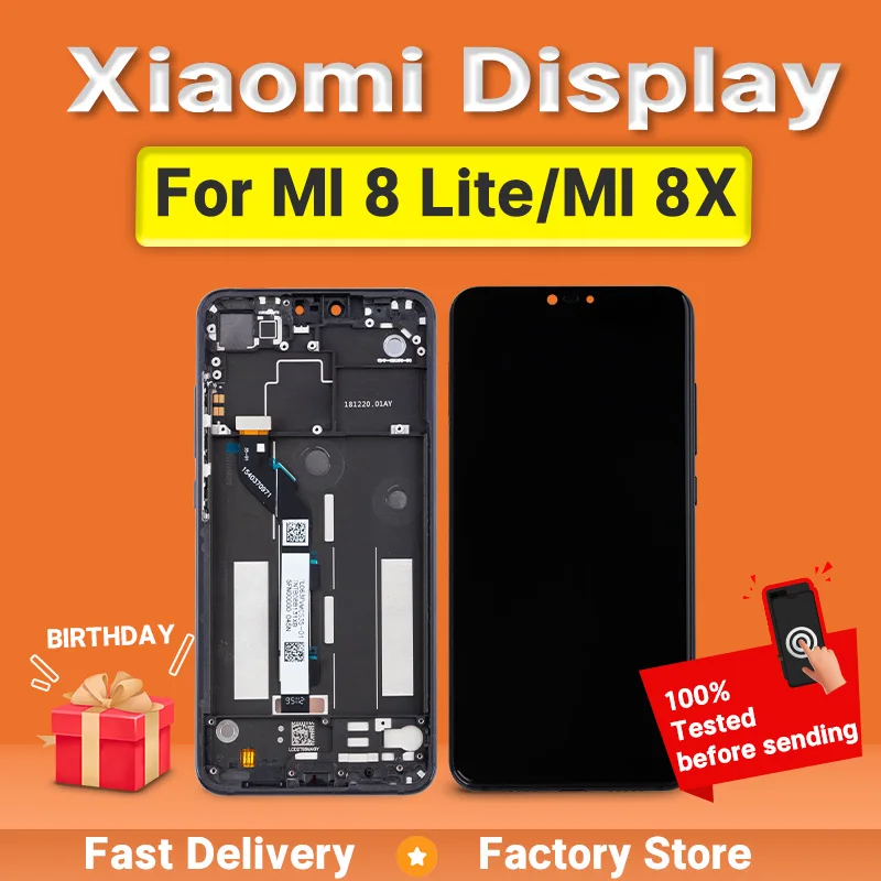 Factory-Wholesale-100-Test-Display-Replacement-For-Xiaomi-Mi-8-Lite-LCD ...