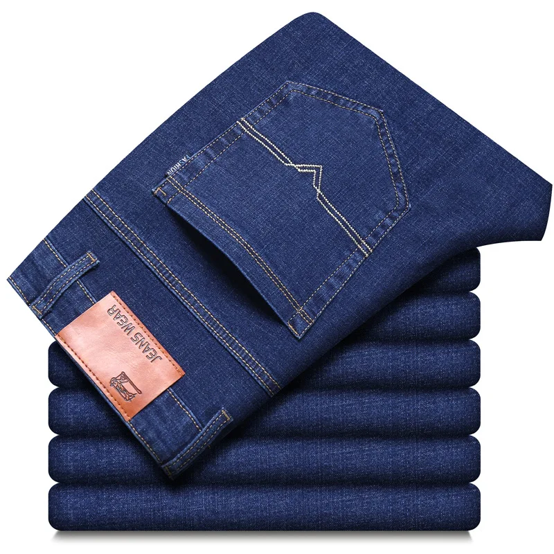 Jean Classique En Denim Pour Homme, Pantalon De Marque, Droit, Business ...