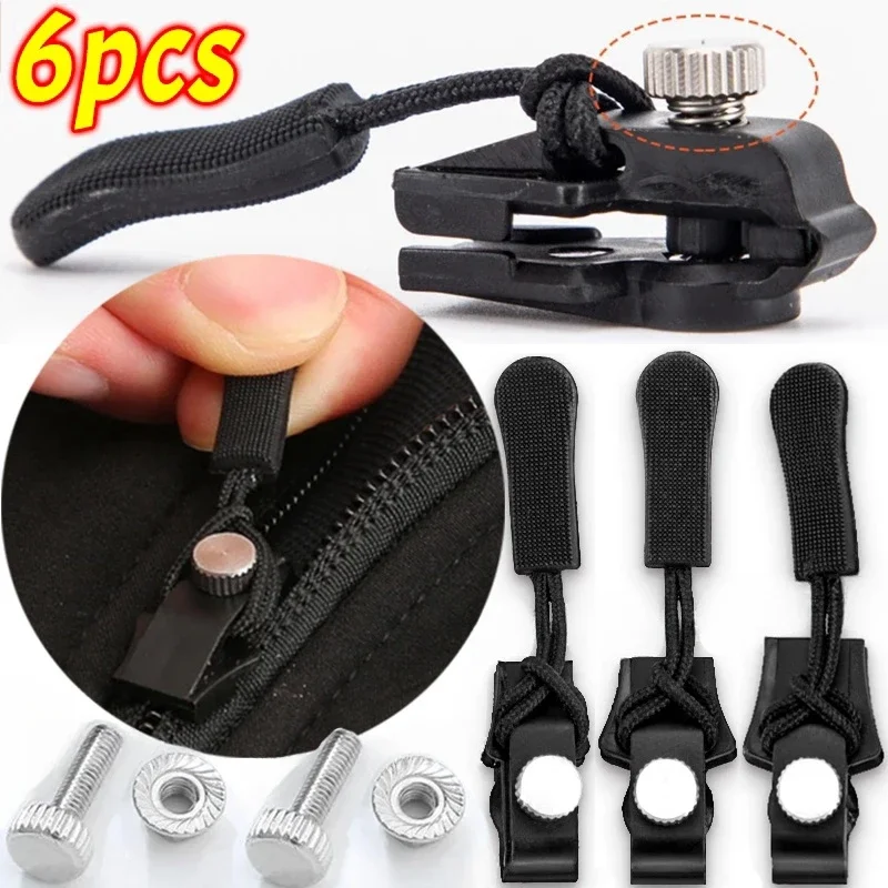 6PCS-Set-Instant-Zipper-Puller-Universal-Instant-Fix-Zipper-Repair-Kit ...