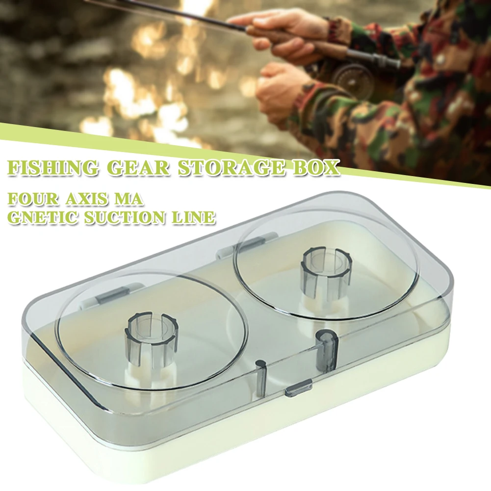 Plastic-Magnetic-Fishing-Line-Box-With-Four-Axis-Durable-Fishing-Line ...