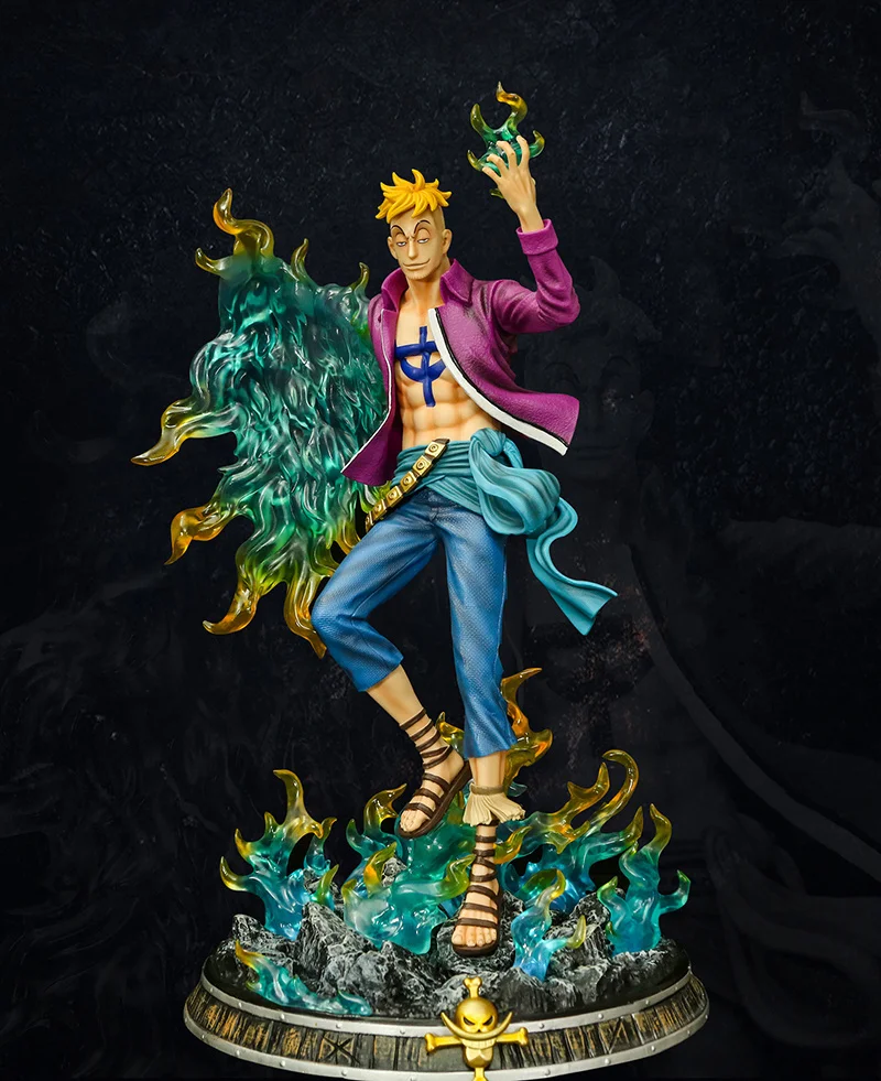 One Piece Figure GK Oversized Phoenix Marco Action Model Figma 48cm PVC ...