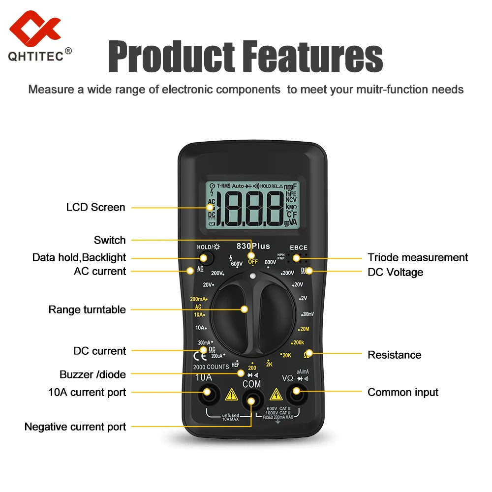 Digital Multimeter Parts And Functions Digital Multimeter Parts And Functions