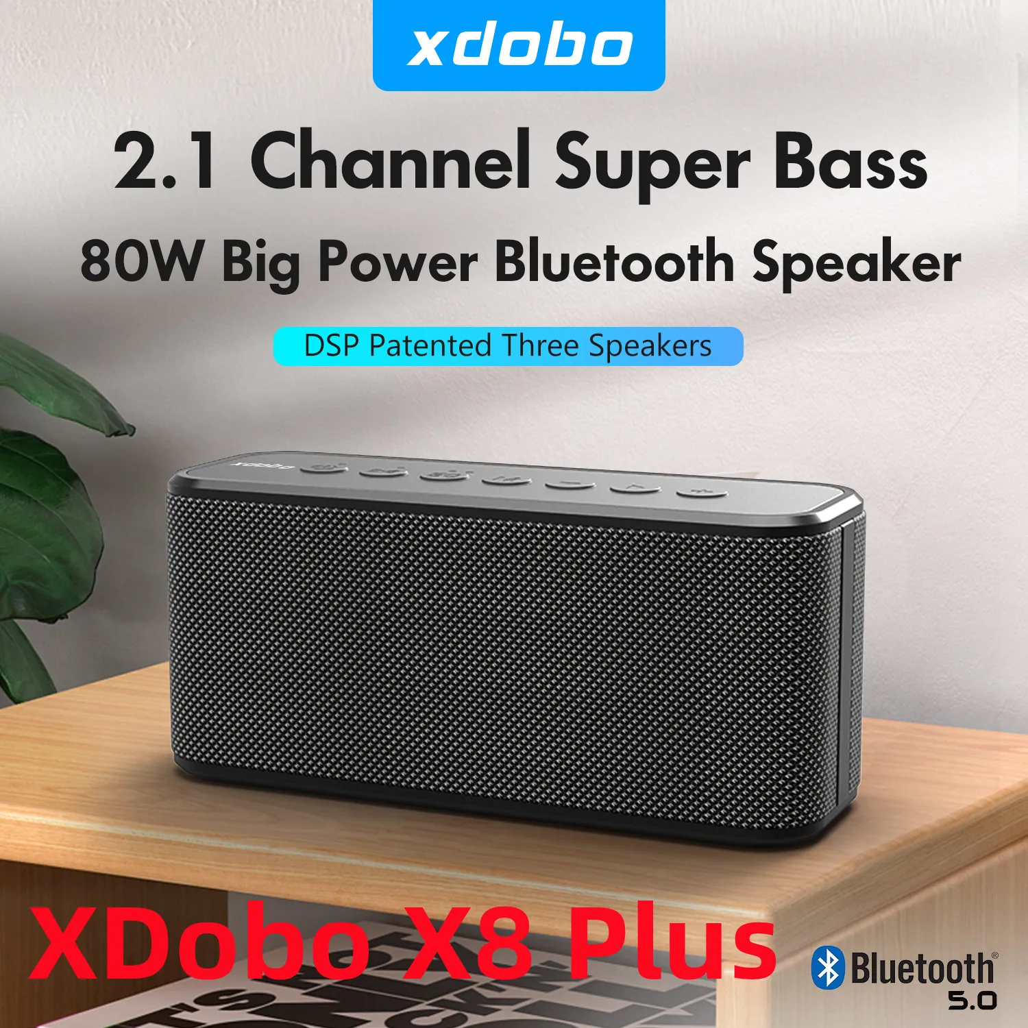 XDobo-X8-Plus-Alto-falante-Bluetooth-port-til-de-alta-pot-ncia-imperme ...