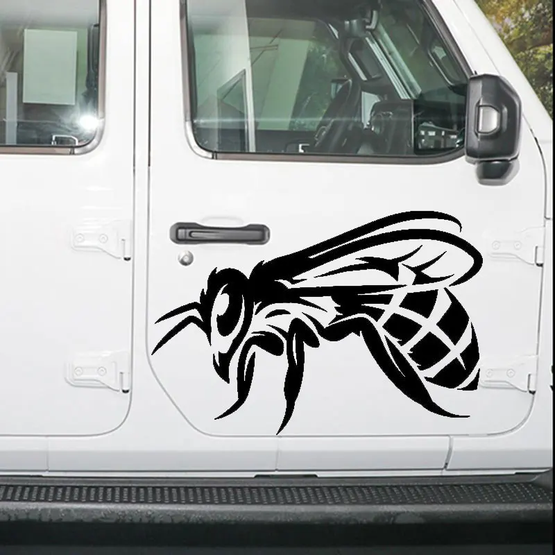 Bee Car Stickers And Decals Wasp Wall Stickers Kids Room Decoration Jdm ...