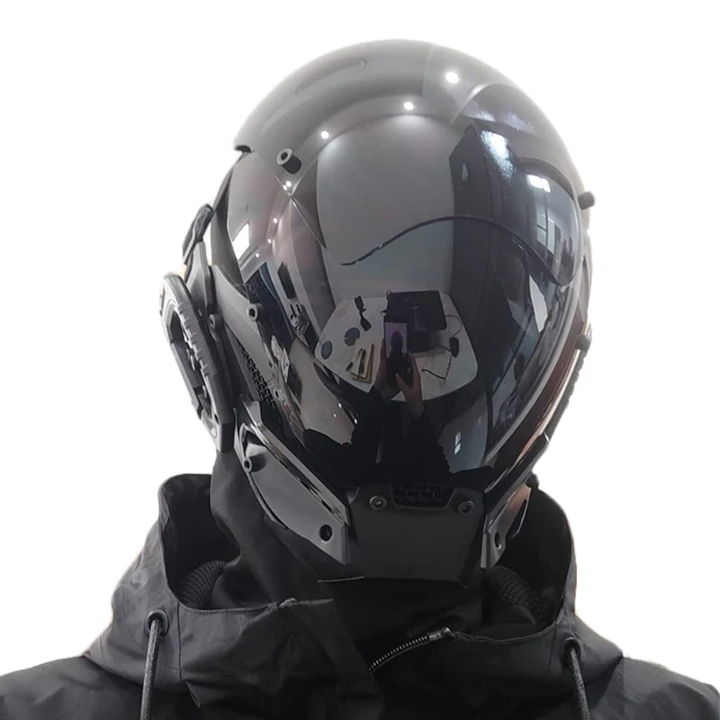 Personalized Army Mask COOLPLAY Mechanical Sci-fi Gear CyberPunk Masks ...