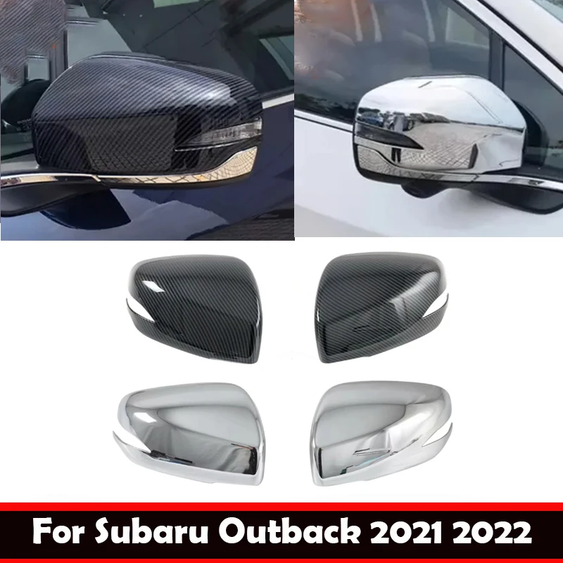 For Subaru Outback 2021 2022 ABS chrome Side Mirror Cover Rearview ...