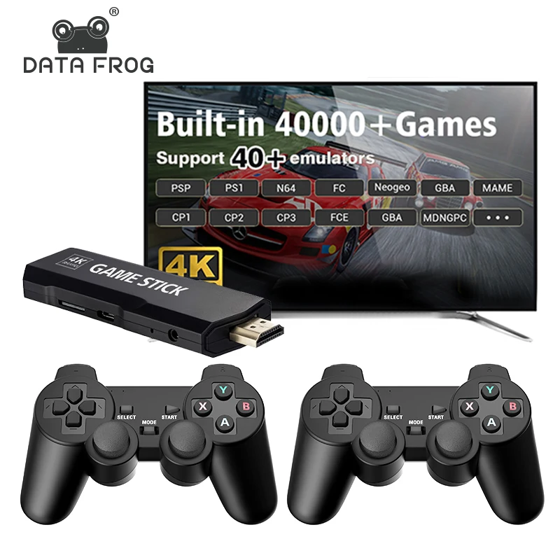 DATA-FROG-Console-de-Jogos-Retro-Port-til-TV-Video-Game-Stick-4K ...