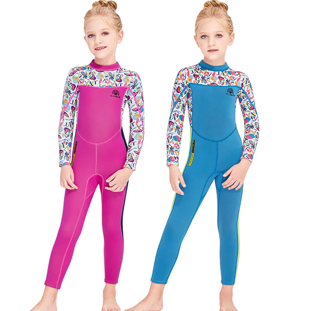 Kids-Wetsuit-for-Girls-Boys-Toddlers-Neoprene-Full-Body-Thermal ...