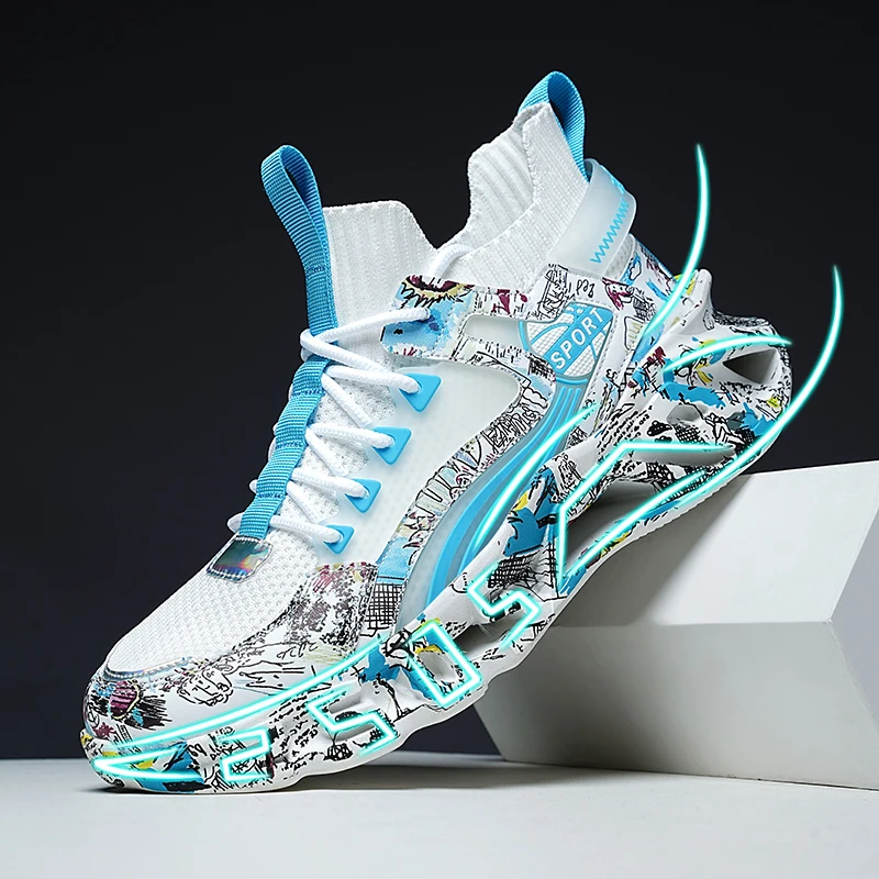 Men Blade Running Shoes for Men Jogging Sneakers Male Breathable Mesh ...