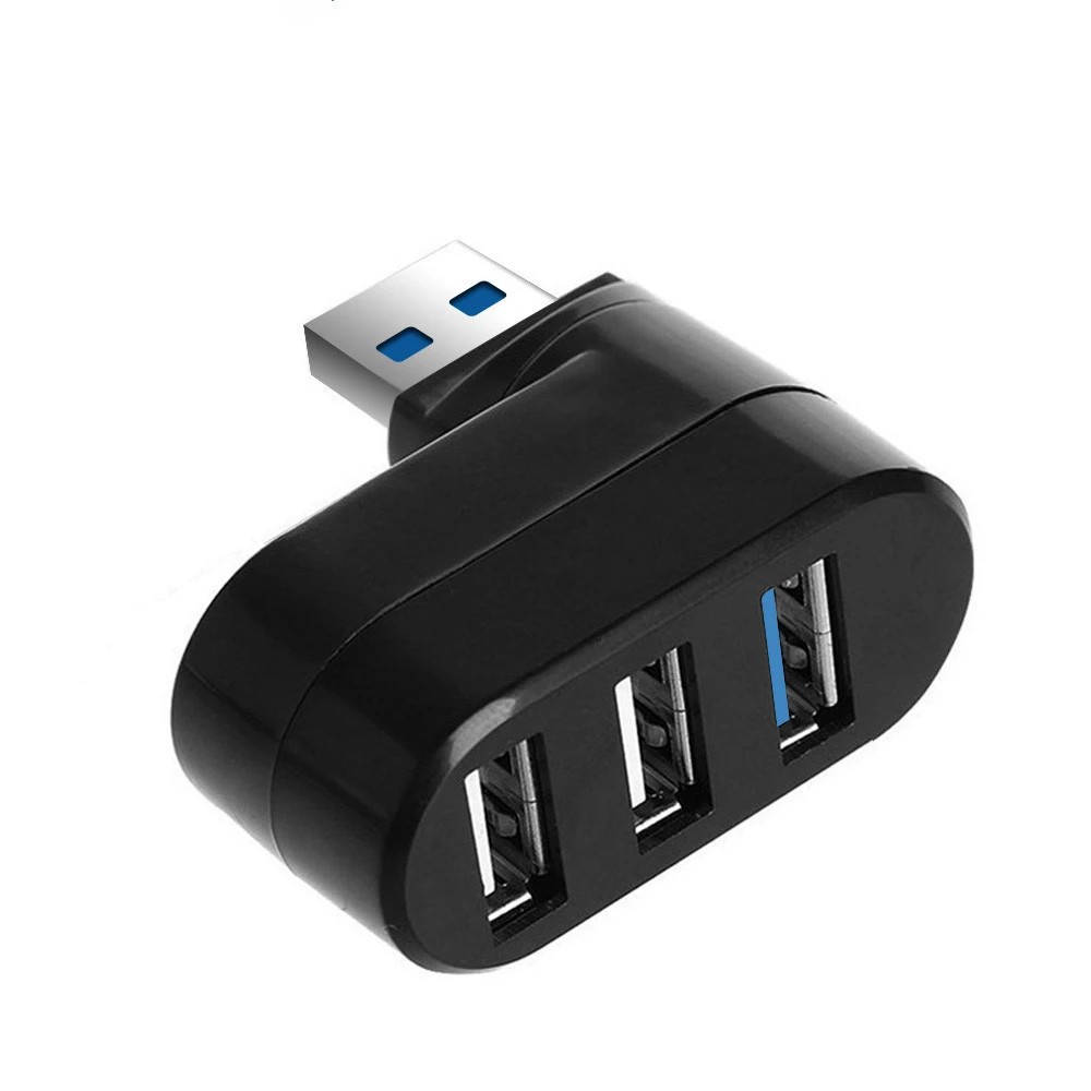 3 Port Multi 2.0 USB HUB Mini USB Hub High Speed Rotate Splitter ...