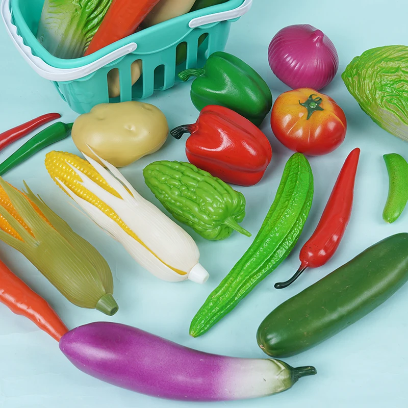 Simulation Food Vegetable Artificial Red Pepper Carrot Vegetables Model ...