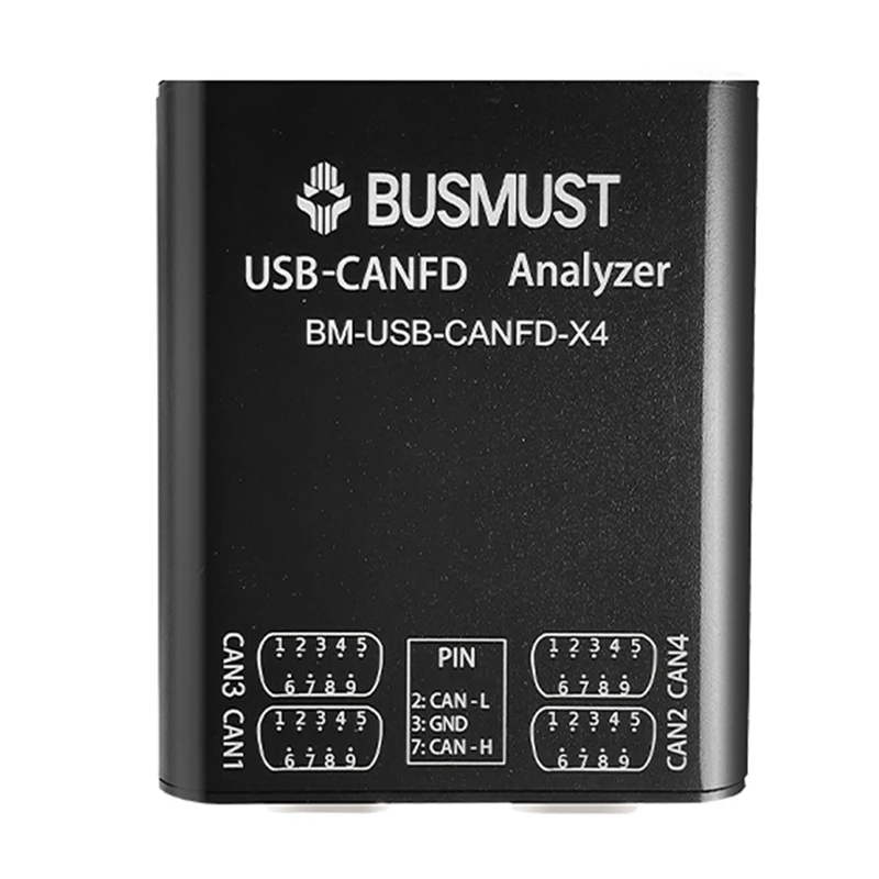 Four Channel Can Analyzer CANFD Analyzer / USB to CANFD Busmaster PC BM ...