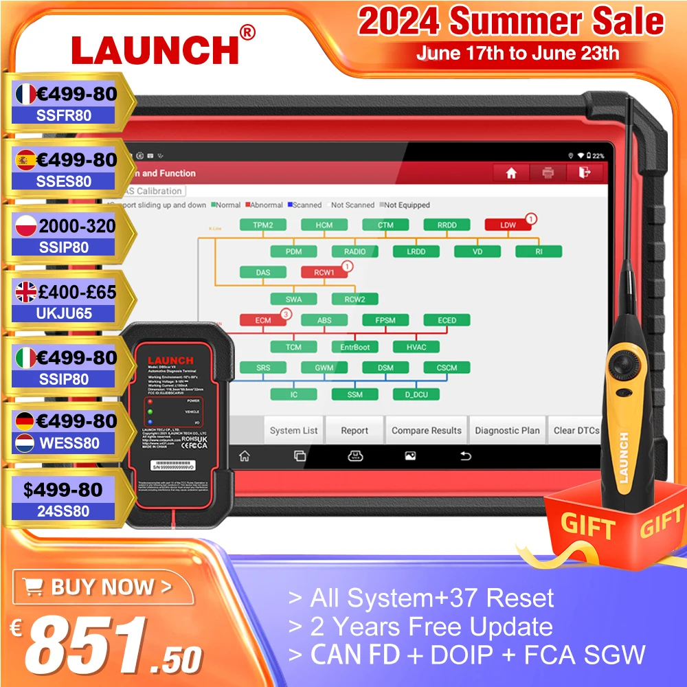 LAUNCH-X431-PRO3S-V5-0-CAN-FD-DOIP-10-1inch-OBD2-Car-Diagnostic-scan ...