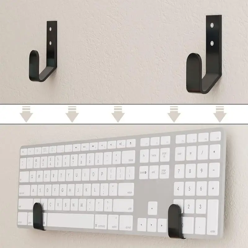 Keyboard-Wall-Mount-Metal-Computer-Keyboard-Holder-on-Wall-for ...