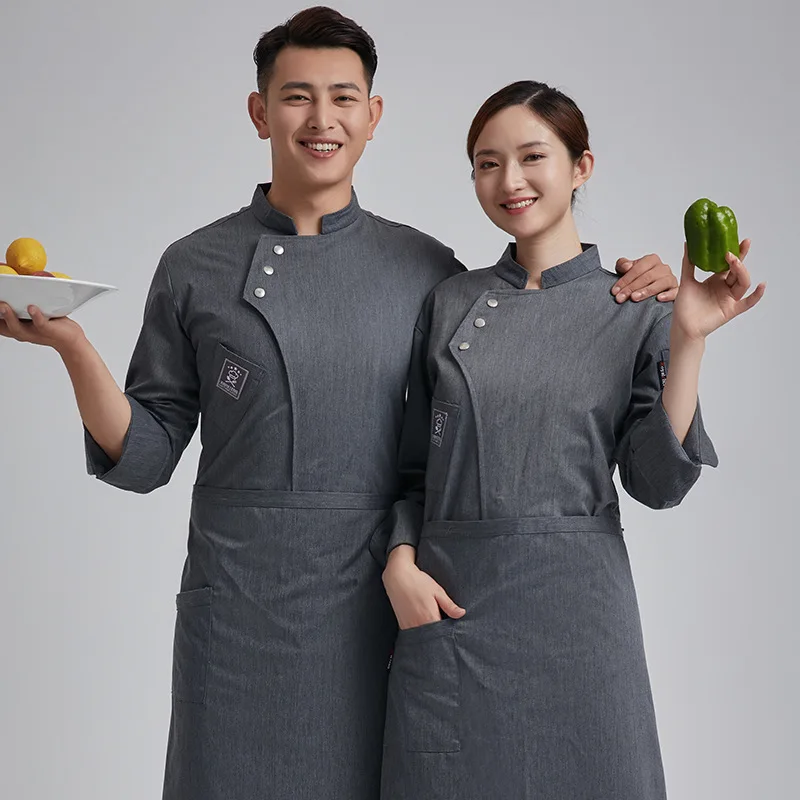 Monos de Chef de Hotel de restaurante occidental para hombres y mujeres ...