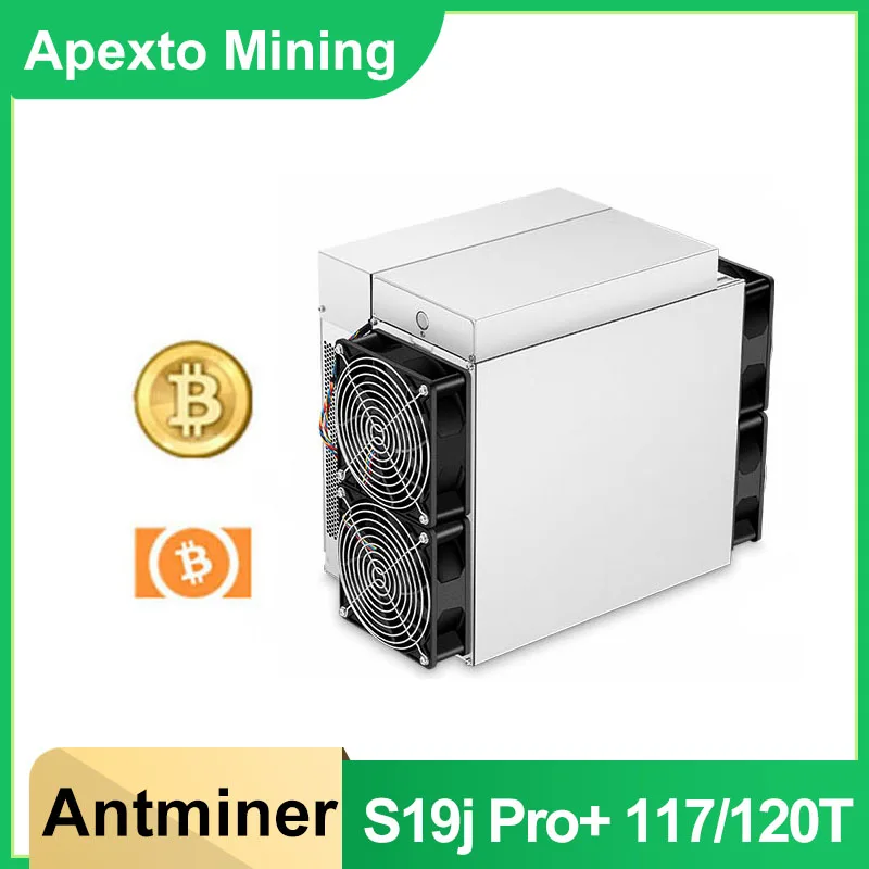 New-Bitmain-Antminer-S19j-Pro-120TH-s-117T-3355W-Asic-Bitcoin-Sha-256 ...