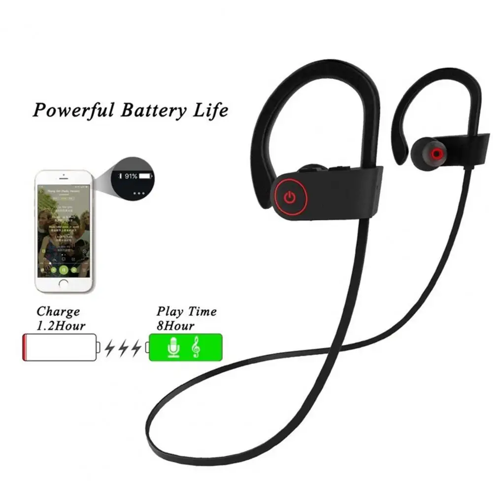 Wireless Bluetooth Earphone Earbud Stereo Music Sport Headset Gaming ...