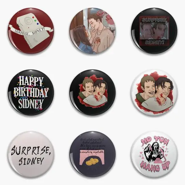 Surprise-Sidney-Billy-And-Stu-In-Happy-Soft-Button-Pin-Jewelry-Badge ...