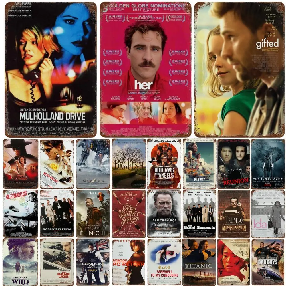 Classic-American-Films-Metal-Sign-Retro-Old-Movie-Metal-Plaque-Poster ...