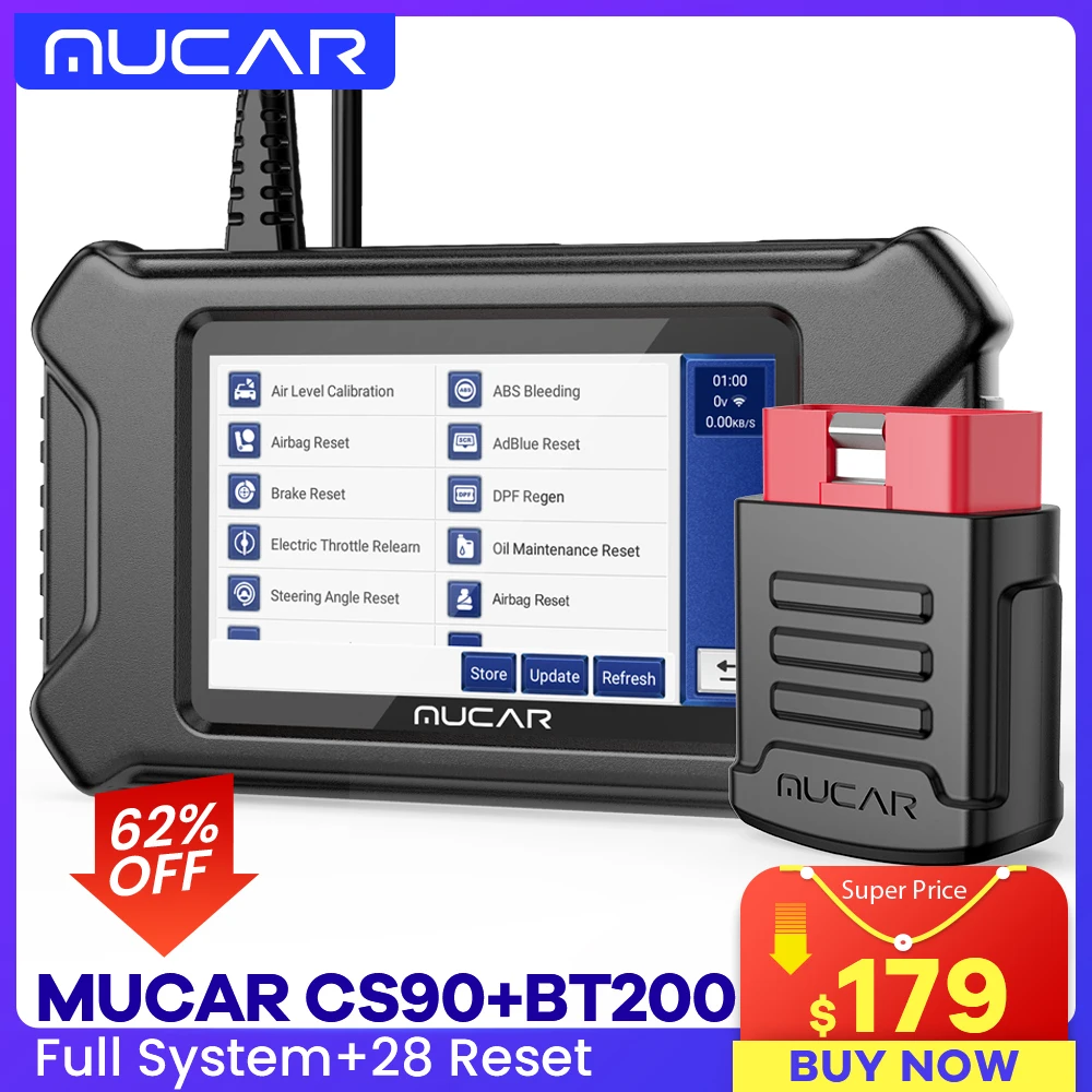 MUCAR-CS90-BT200-Professional-OBD2-Scanner-28-Reset-Code-Reader-Full ...