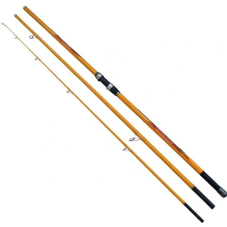 Surf Casting 3 Section Fishing Rod Fast Action Power Salt Water Surf ...