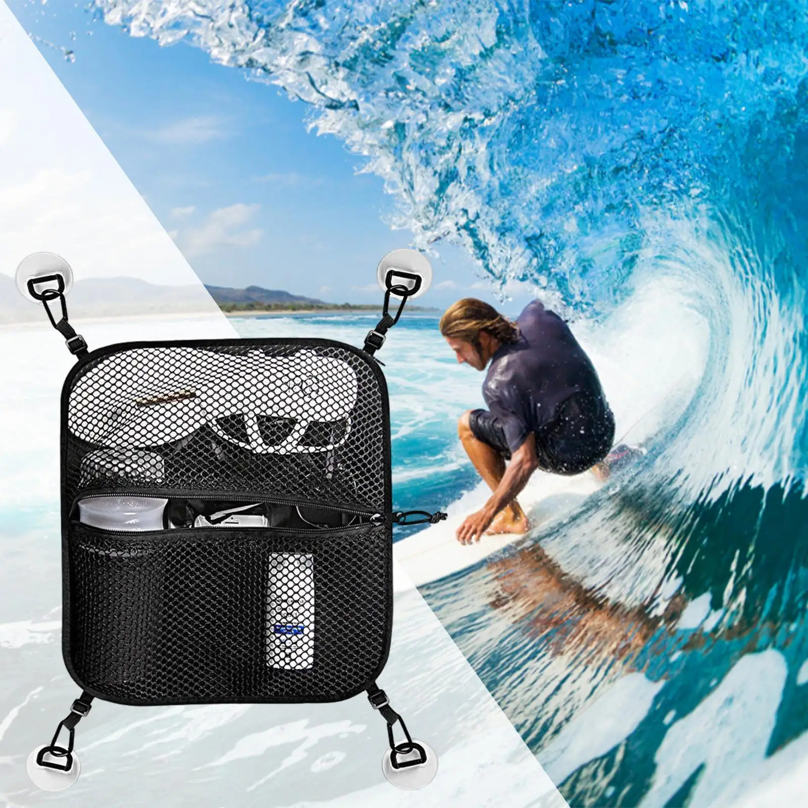 Kayak-Mesh-Deck-Bag-Boat-Rafting-Paddle-Board-Paddleboard-Storage-Bags ...