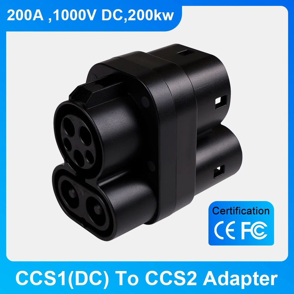 CCS1-To-CCS2-DC-EV-Adaptor-200A-Fast-Charging-CCS2-Adapter-CCS1-Fo ...