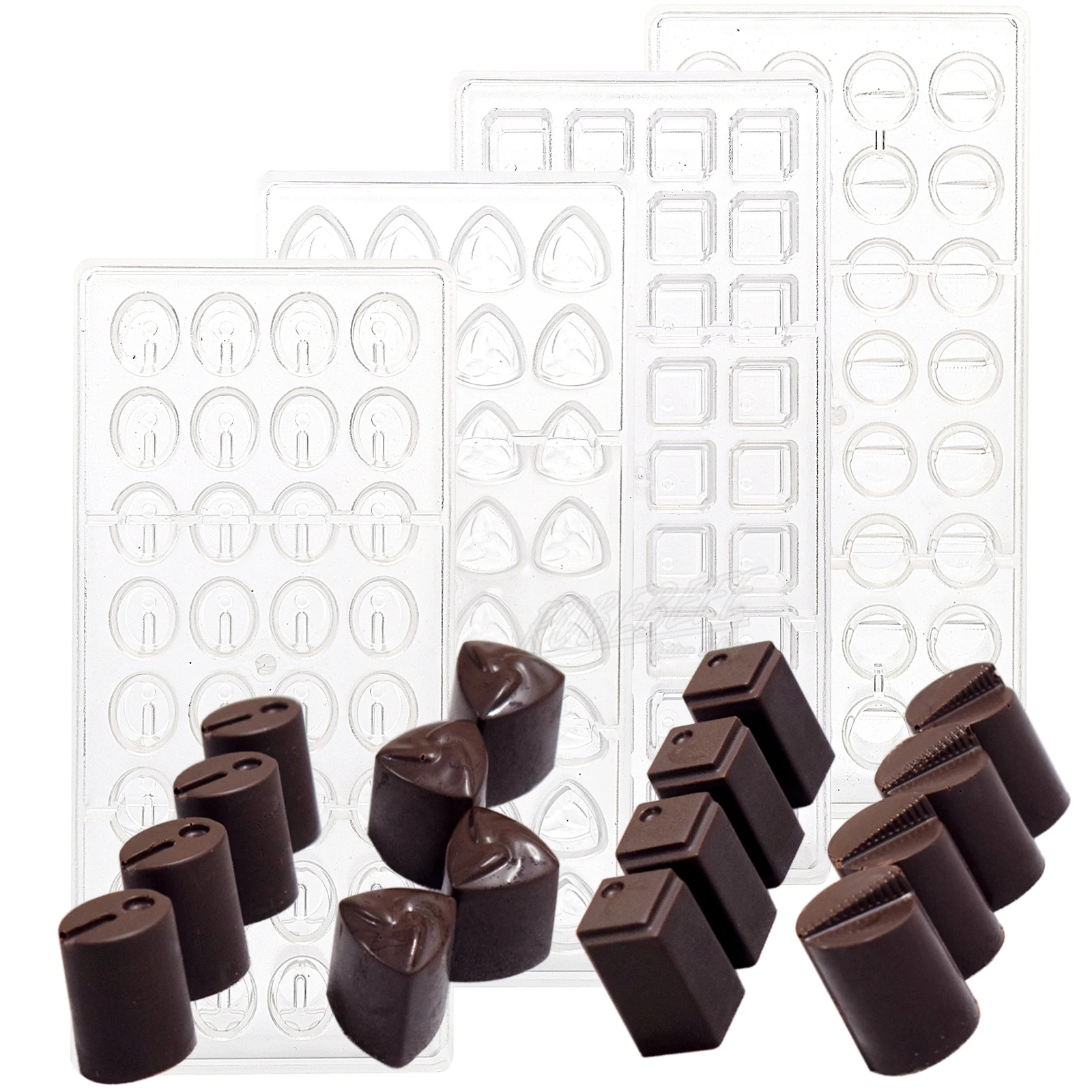 4-Designs-Oval-Trigon-Square-Round-Cylinder-Shape-Polycarbonate ...