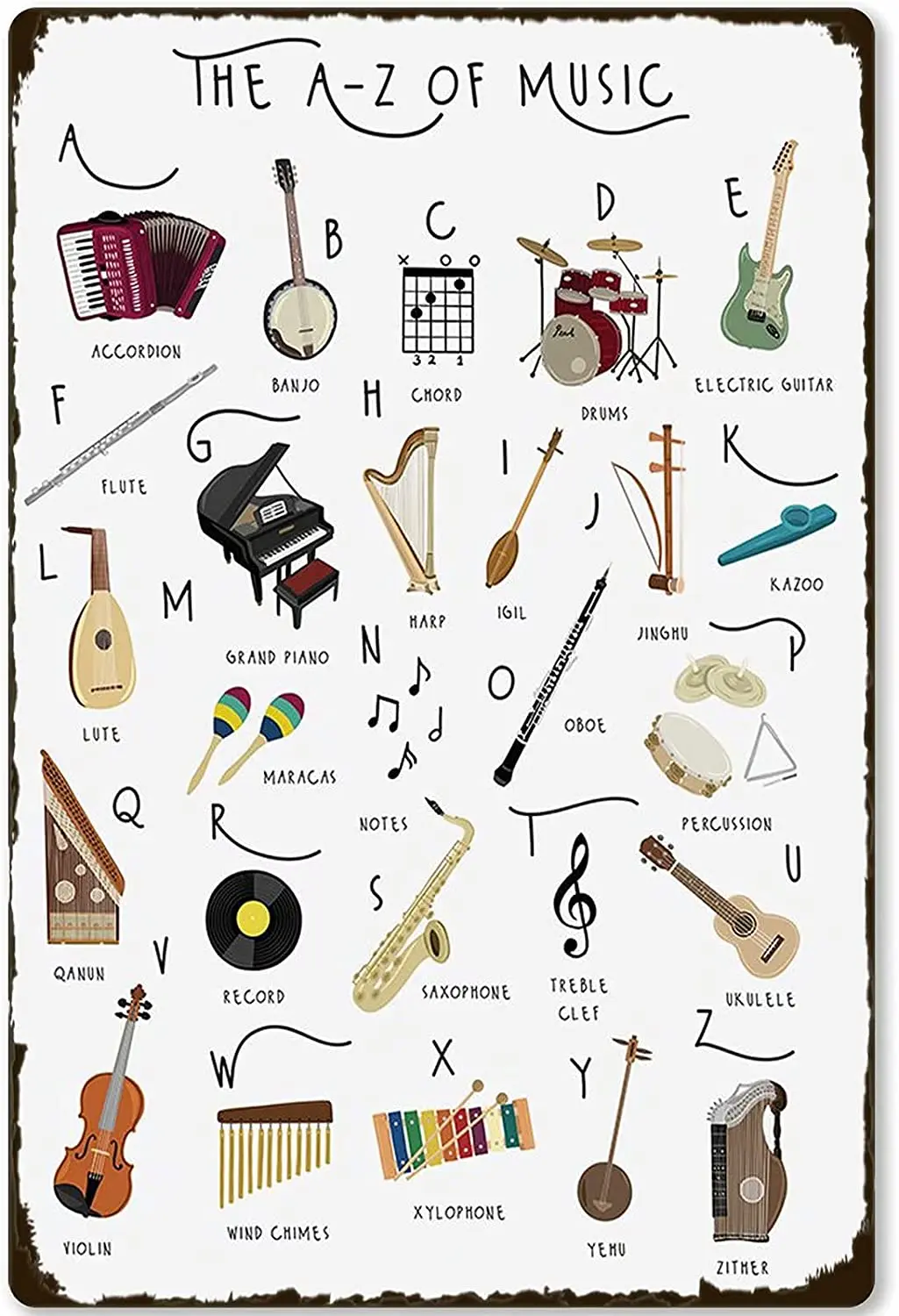 Musical Instrument Posters