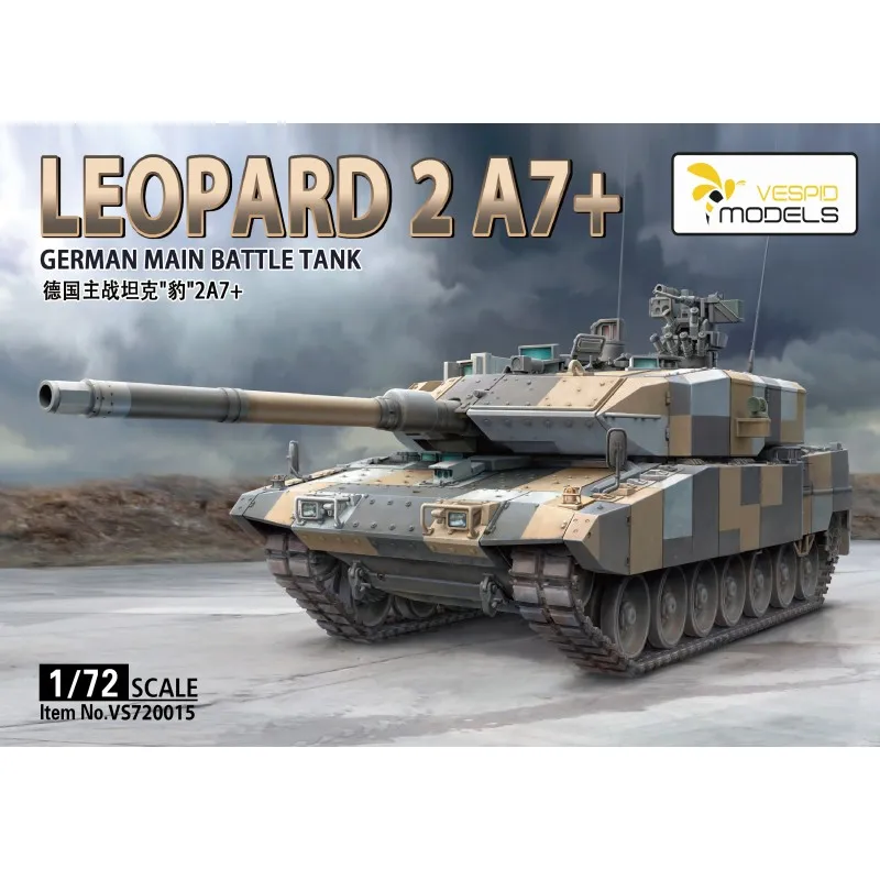 Vespid Models VS720015 1/72 Scale German Main Battle Tank Leopard2A7 ...