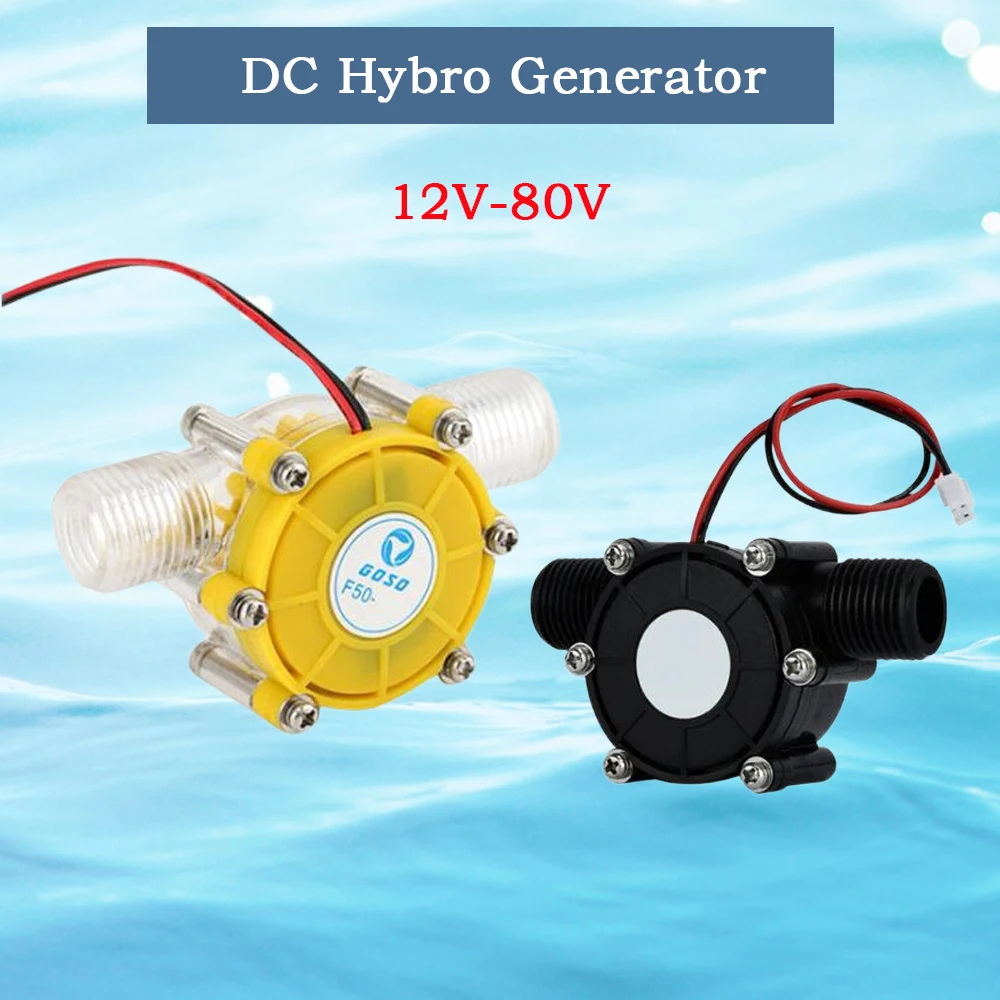 DC-5V-12V-0-80V-Micro-Hydro-Generator-Turbine-Flow-Hydraulic-Conversion ...