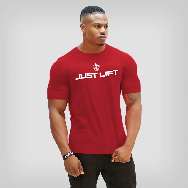 Just Lift Gym & Bodybuilding T Shirt Men - Men's Fitness Apparel, Men's Sports & Fitness T ...