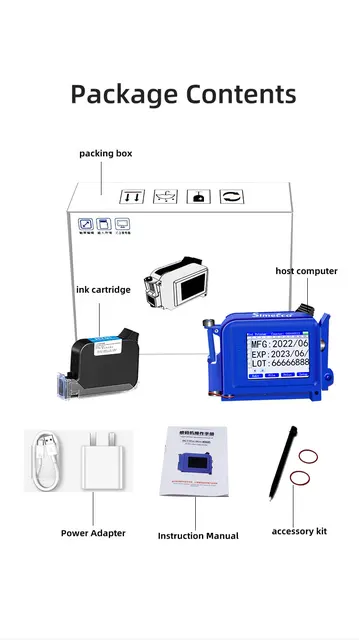 Mobile Printer For Barcodes And Labels Acogedor Handheld Inkjet Printer ...