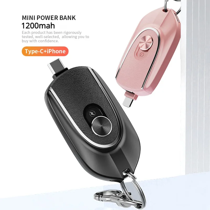 Mini-Portable-Emergency-Power-Bank-Keychain-Dual-Telescopic-Plug-for ...
