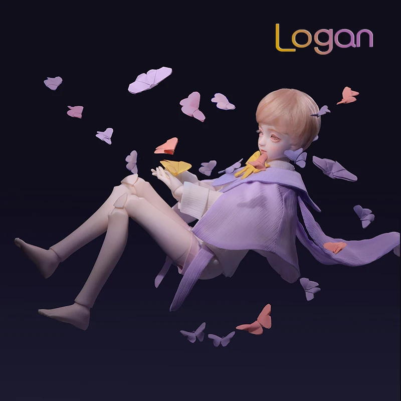 Bjd doll 1/4 Logan with GL 2 generation male body Shuga Fairy Purple ...