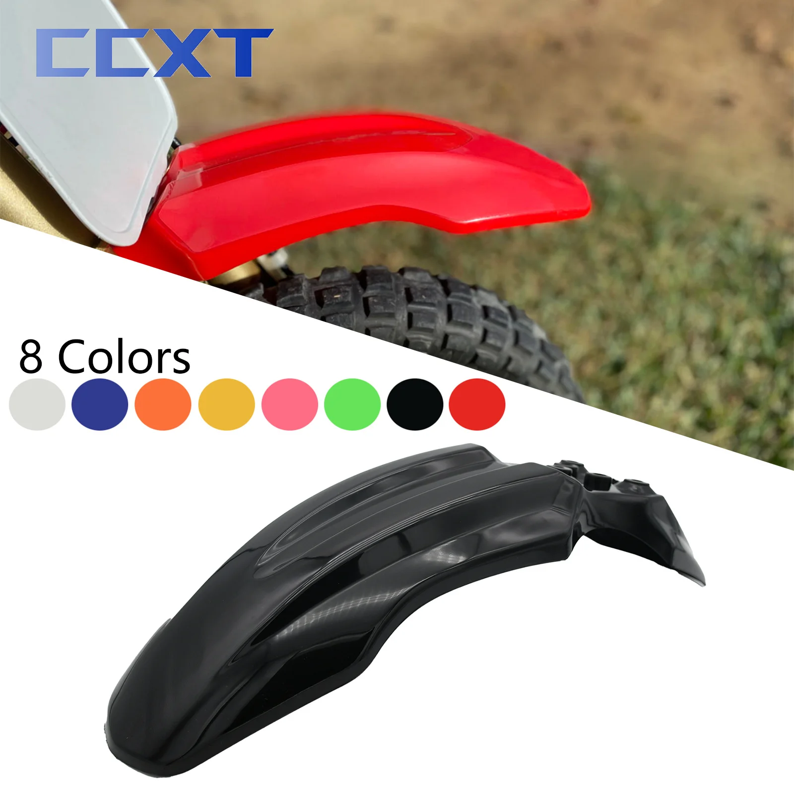 Motocycle Front Mudguard Fender Pit Dirt Bike Mud Guard Plastic Body ...