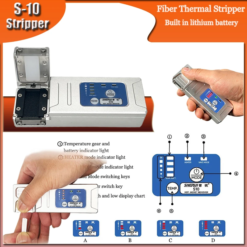 Fiber-Thermal-Stripper-Pliers-Heated-Optical-Wire-Stripping-Slitter ...