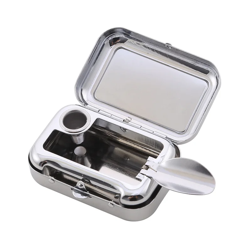 Stainless-Steel-Square-Pocket-Ashtray-metal-Ash-Tray-Pocket-Ashtrays ...
