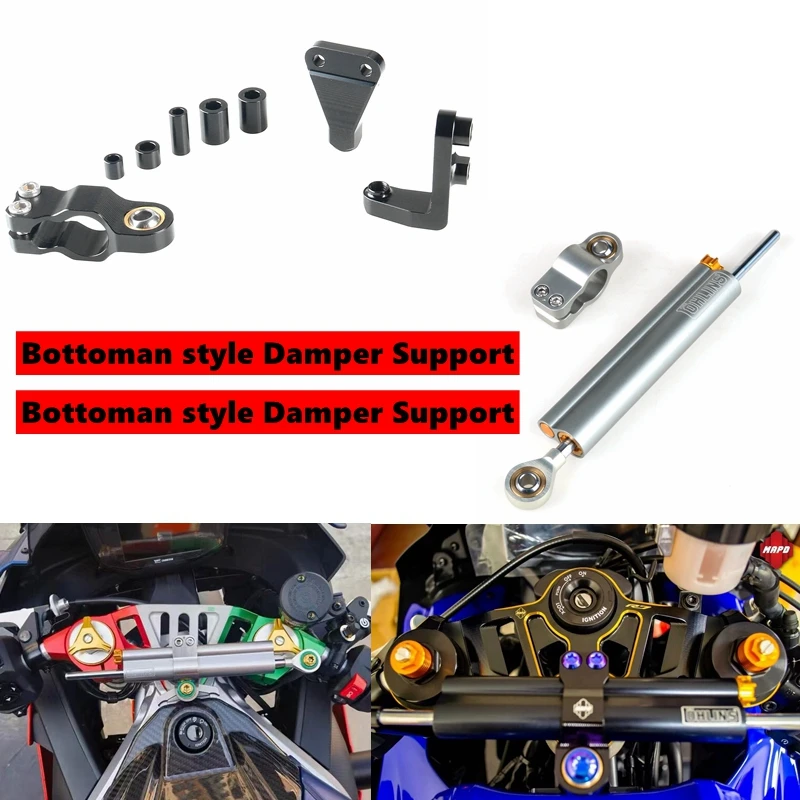 Motorcycle-CNC-Stabilizer-Damper-Complete-Steering-Mounting-Bracket-For ...