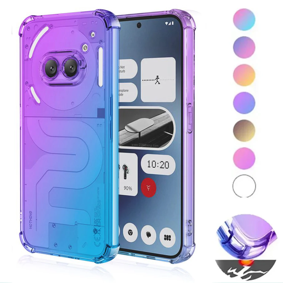 For-Nothing-Phone-2a-Plus-Nothing-Phone2-Shockproof-Gradient-Case-Clear ...