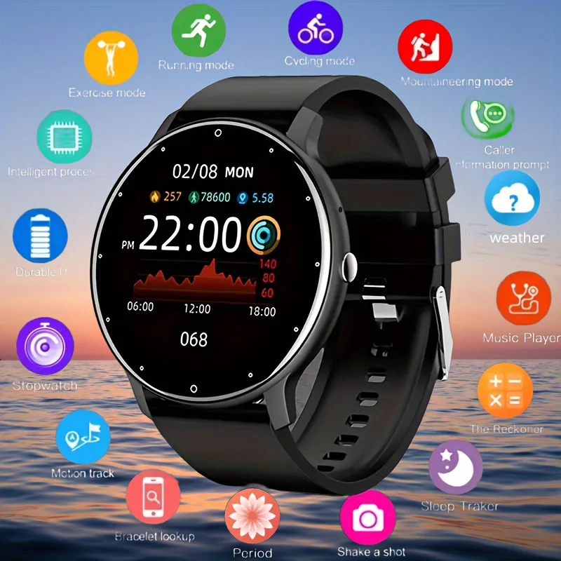 Reloj-inteligente-LIGE-para-mujer-y-hombre-reloj-deportivo-con-pantalla ...