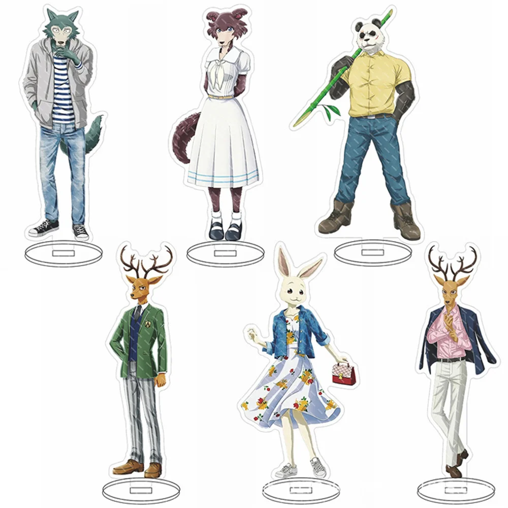 15CM-Charm-Anime-BEASTARS-Acrylic-Keychain-Model-Cosplay-Characters ...