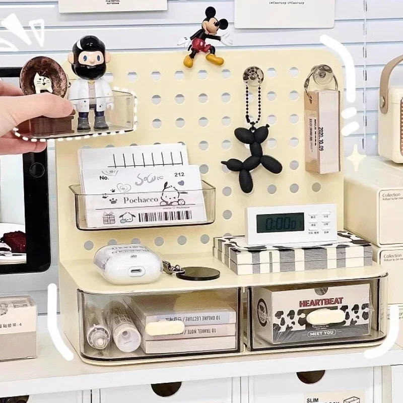 Drawer-Stationery-Storage-Box-Wall-Shelves-Decoration-Hole-Board-Wall ...