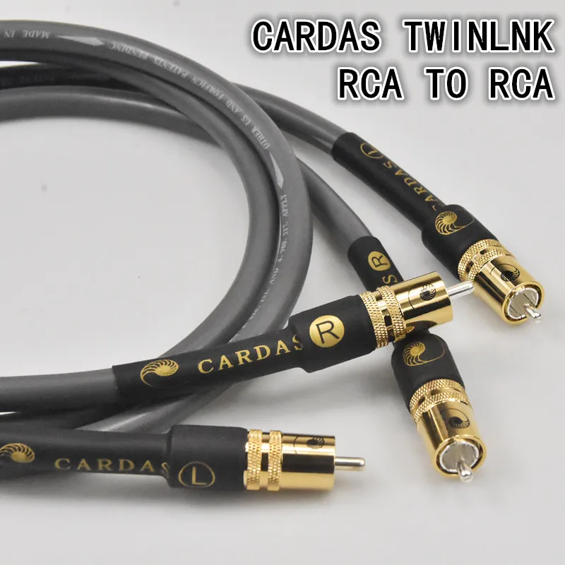 CARDAS-A-pair-TWINLNK-oxygen-free-copper-OFC-audiophile-RCA-to-RCA ...