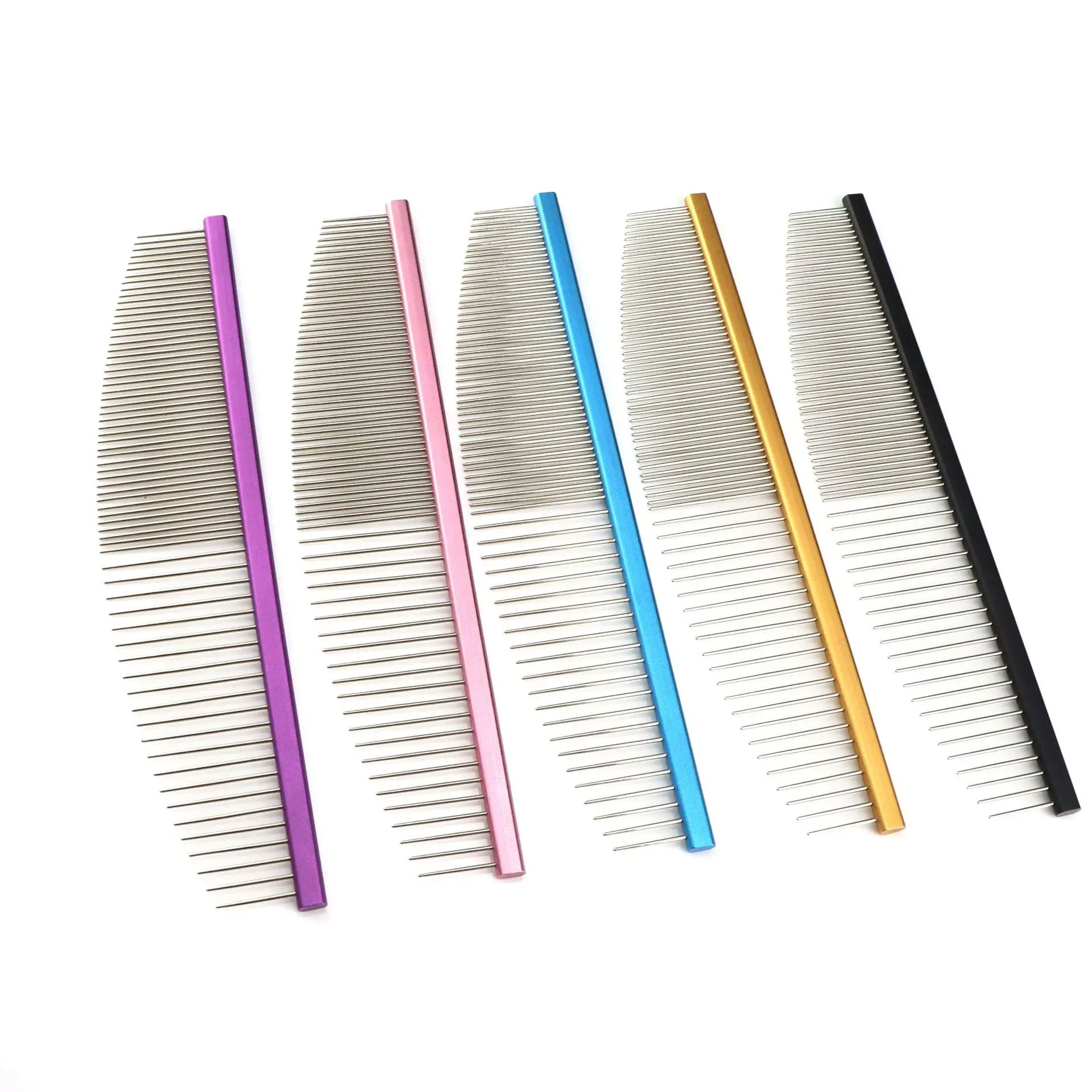 High-End-Pet-Moon-Comb-Stainless-Steel-Thin-Teeth-Cat-Dog-Face-Hair ...